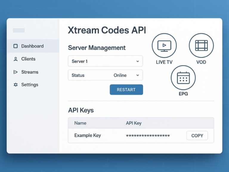 Xtream Codes API - Simplify IPTV Management and Enhance Streaming ...